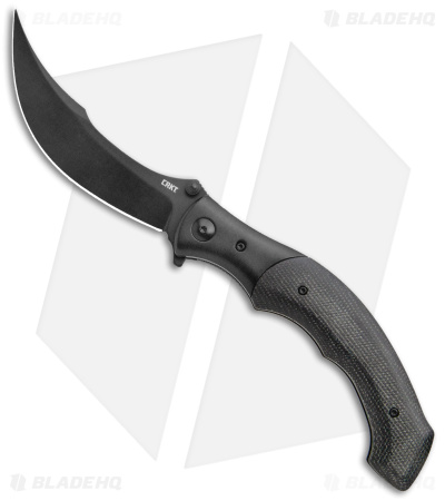 CRKT Ritual Spring Assisted Black Micarta - Blade HQ