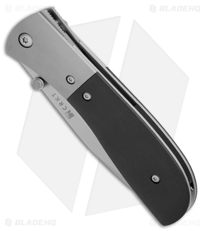 CRKT Carson M4-13 Spring Assisted Knife (3.75" Bead Blast Serr) - Blade HQ