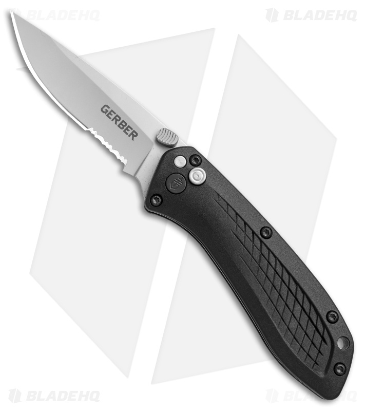 Gerber US-Assist Spring Assisted Knife Black (3" 420HC Gray Serr) 30 ...