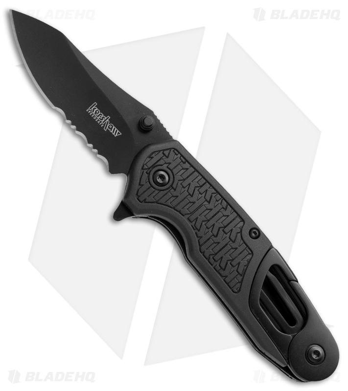 Kershaw Funxion Lightweight Assisted Opening Knife (3" Black Serr) 8100 ...