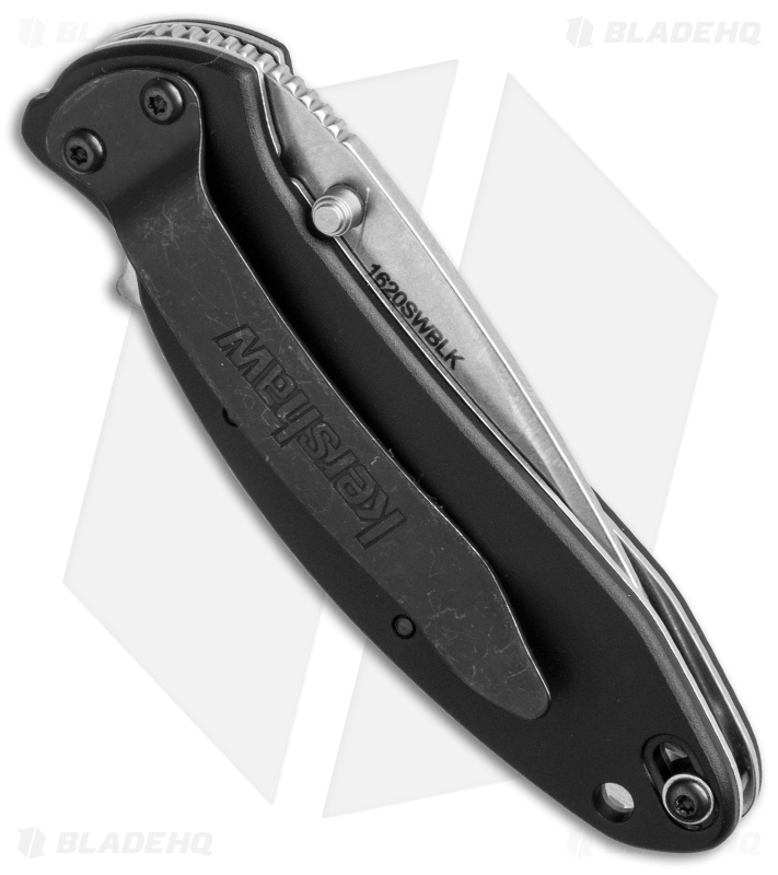 Kershaw Scallion Assisted Opening Knife Black (2.25" Stonewash ...