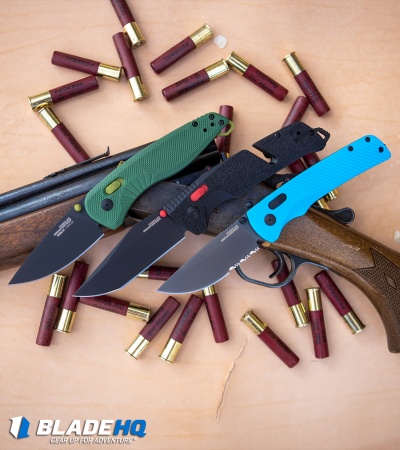 SOG Aegis AT Spring Assisted Knife | Forest Green GRN - Blade HQ