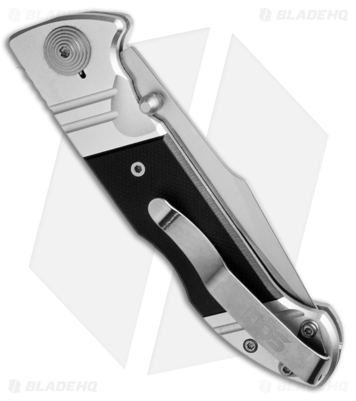 SOG Fielder Spring Assisted Knife Black G-10 (3.5" Satin) FF3002 - Blade HQ