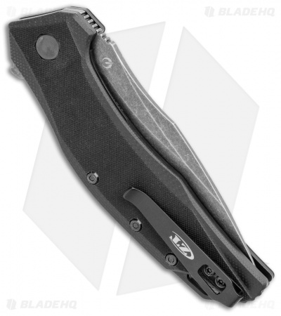 Zero Tolerance 0357BW Assisted Opening Liner Lock Knife (3.25" Black SW ...