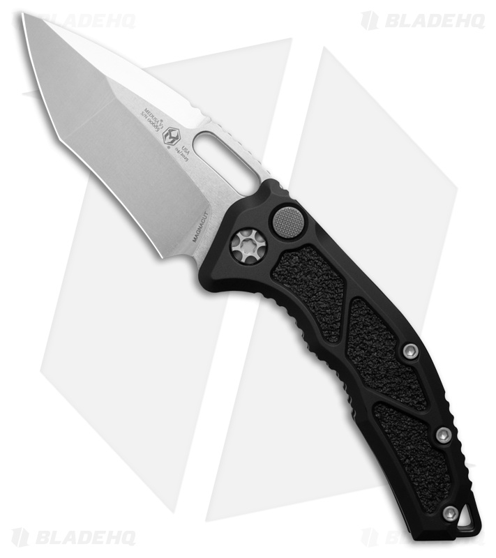 Heretic Knives Medusa Recurve AutoKnife Black Al SW