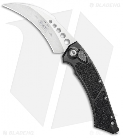 Microtech Hawk - Automatic Knife | Black + SW | Blade HQ