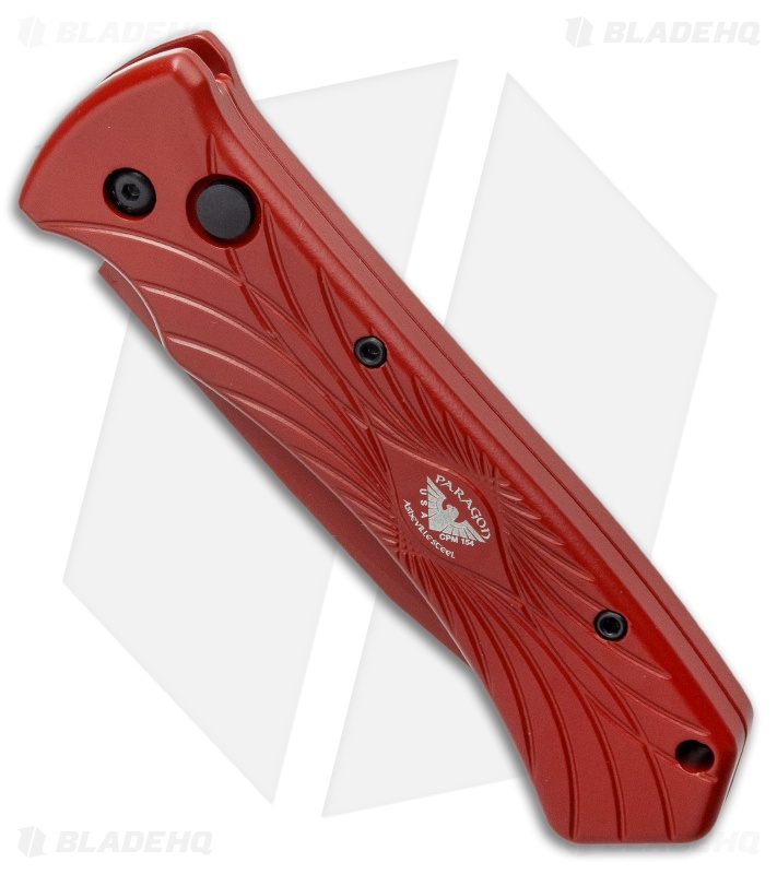 Paragon ERT Automatic Knife Red Aluminum (3.5" Red) - Blade HQ
