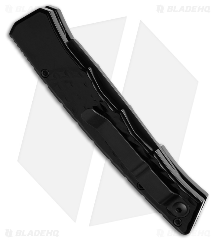 Piranha Crossfire Automatic Knife Black Al Black P-23BKT
