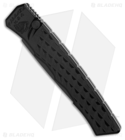 Piranha Crossfire Auto Knife Black Al Black Serr P-23BKTS