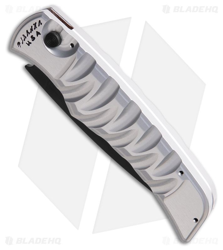 Piranha Paradox Automatic Knife Silver Aluminum Black