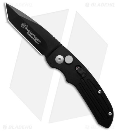 Smith & Wesson Mini Extreme Ops Tanto Knife Black Al Black