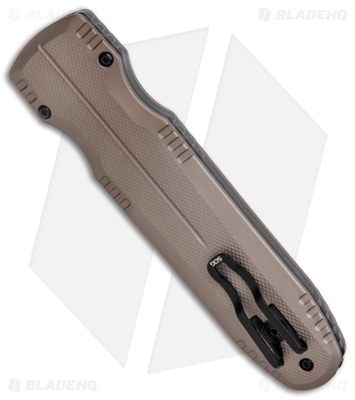 SOG Knives Pentagon OTF | Auto Knife | FDE + Black Dagger | Blade HQ