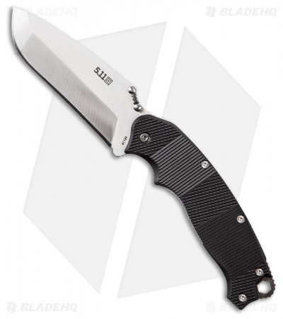 5.11 Tactical Game Stalker Fixed Blade Knife Black FRN (3.75" Satin ...