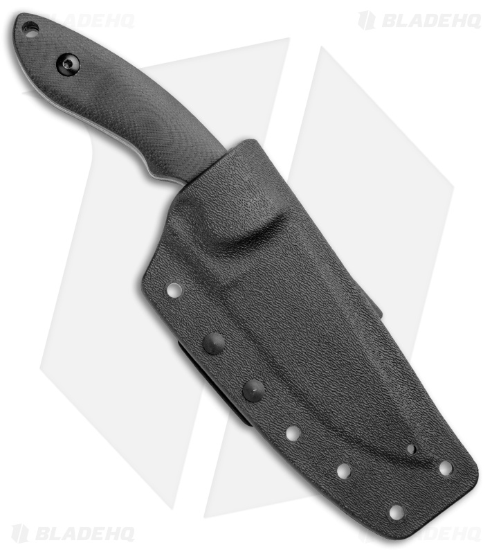 ABKT Elite Shadow Predator Fixed Blade Knife Black G-10 (3.25" Black ...