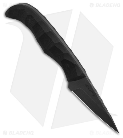 Auxiliary Manufacturing Karl Jr Black Fixed Blade Knife
