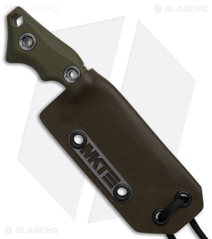 Medford Micro Tanto Fixed Blade Knife OD Green G10 (2.90" Stonewash ...
