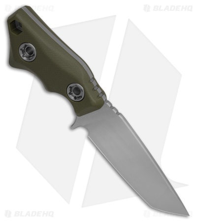Medford Micro Tanto Fixed Blade Knife OD Green G10 (2.90" Stonewash ...