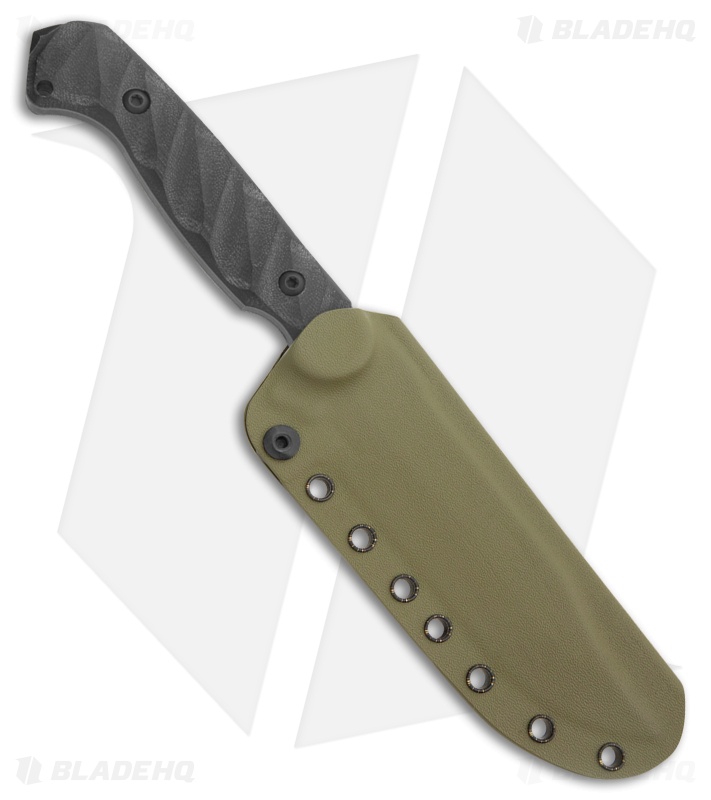 Toor Knives Valor Fixed Blade Knife Bomber Black G-10 Black