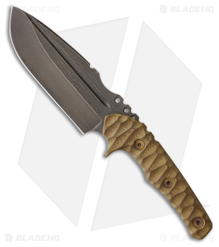 Wander Tactical Uro Tac Fixed Blade Knife Natural Micarta (5.625" Raw ...