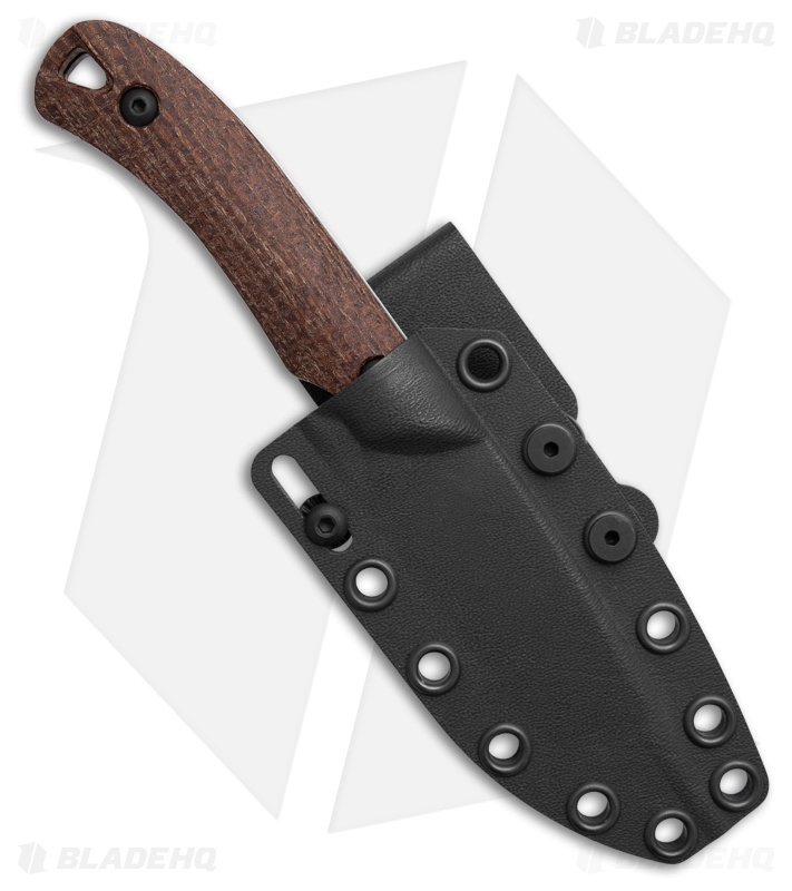 White River Axiom Fixed Blade Knife Natural Burlap Micarta