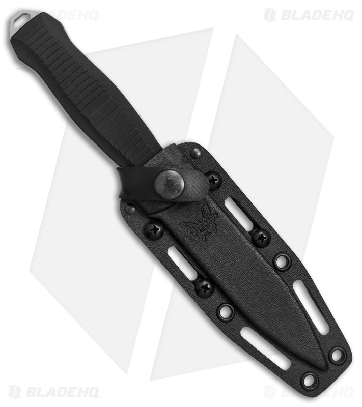 Benchmade Fixed Infidel Knife Black Aluminum (4.5" Stonewash) 133 ...