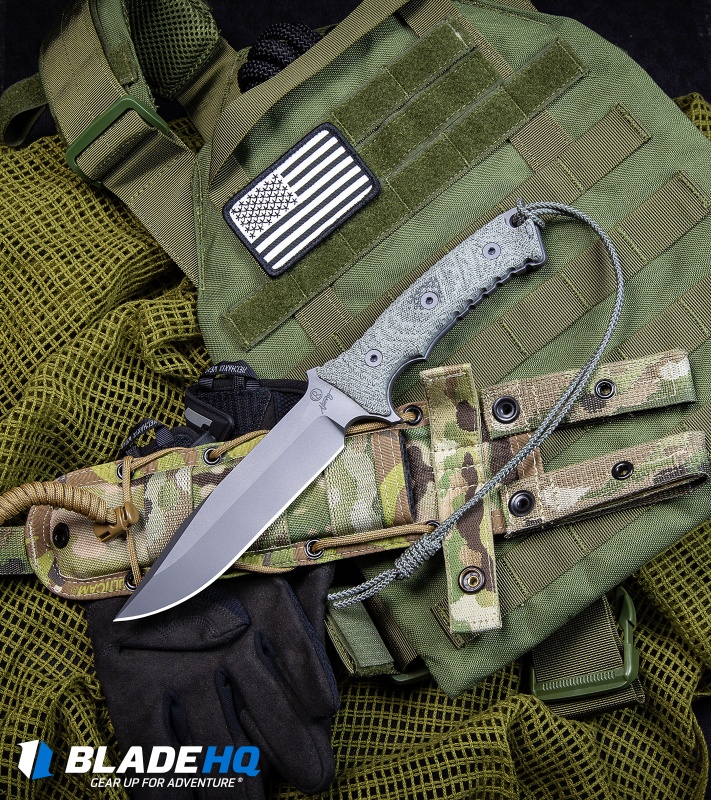 Chris Reeve Knives - Pacific Fixed Blade Knife | Micarta + Black