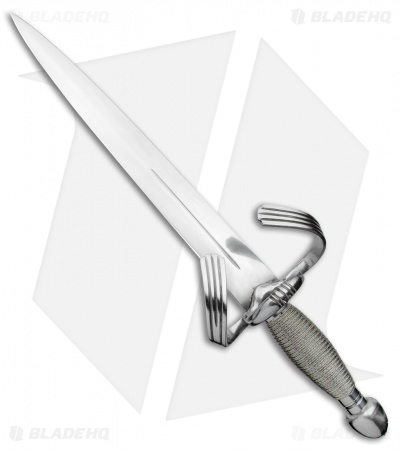 Cold Steel Large Parrying Dagger Fixed Blade Knife (13" Satin) 88EKA ...