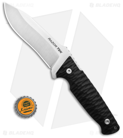 Cold Steel Razor Tek 5" Fixed Blade Knife | Black - Blade HQ
