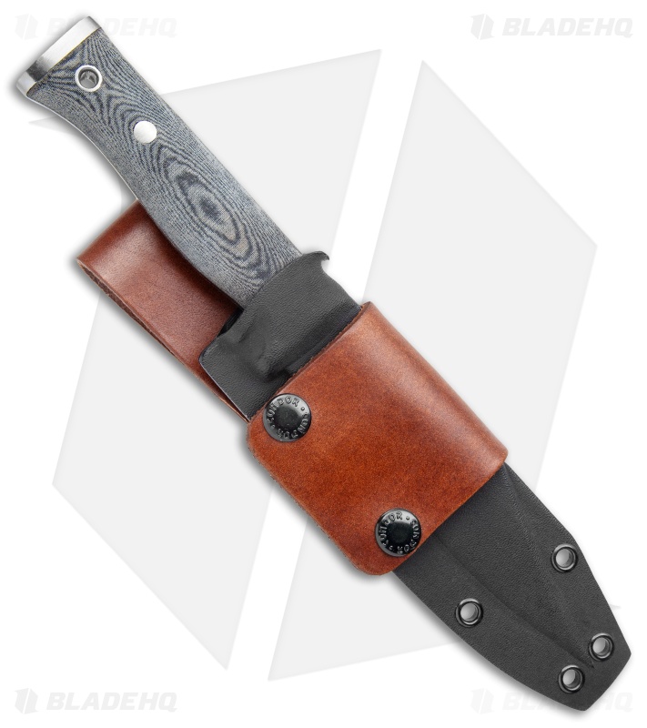 Condor Sigrun Fixed Blade Knife Gray Micarta w/ Kydex Sheath (5.6" Two ...