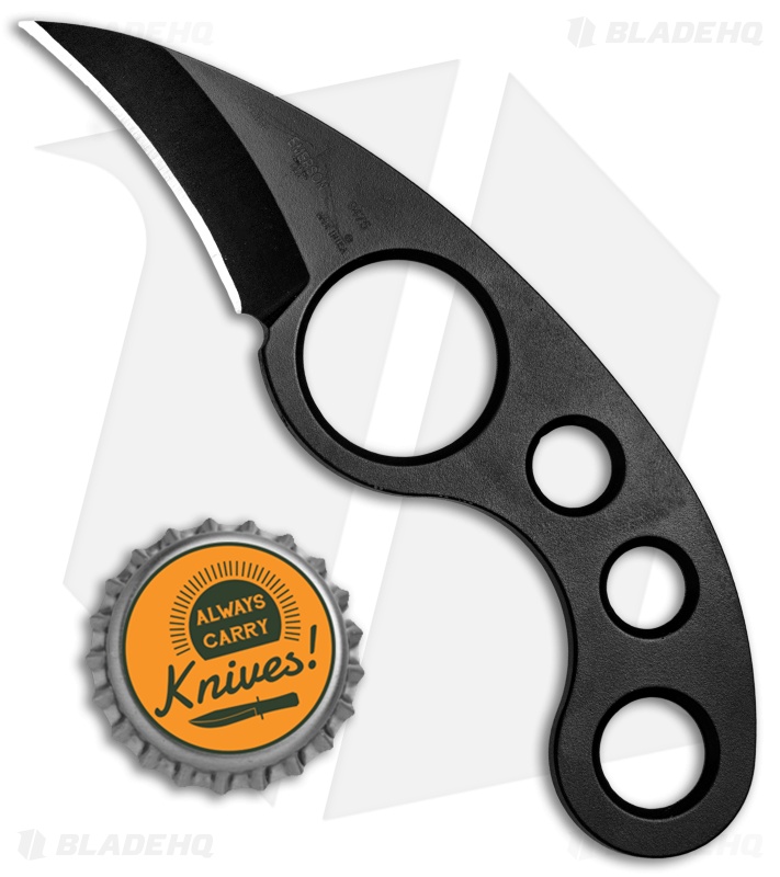 Emerson La Griffe Fixed Blade Neck Knife Black (1.8" Black) - Blade HQ