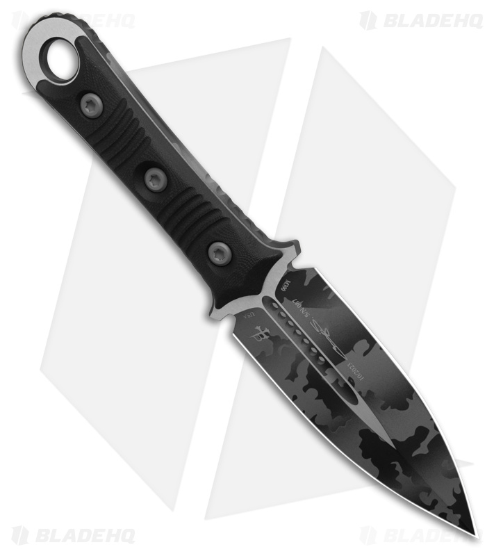 Microtech Borka SBD Dagger Knife Black Urban Camo - Blade HQ