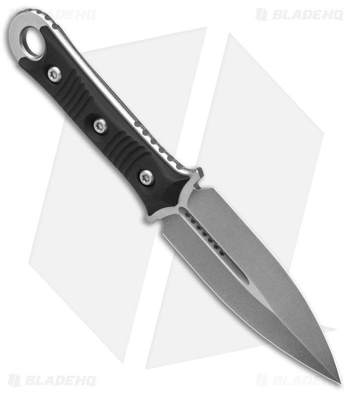 Microtech Borka SBD Dagger Knife Black G-10 SW - Blade HQ