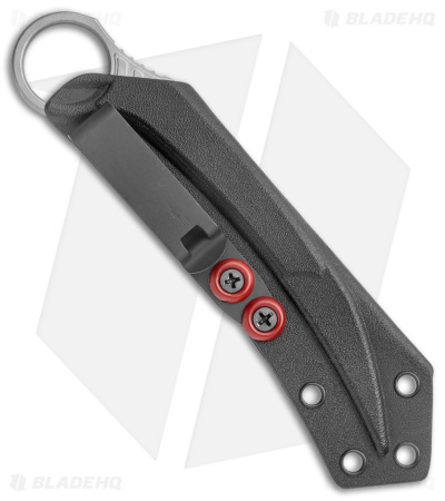 Microtech Feather Karambit Fixed Blade Knife Stonewash - Blade HQ