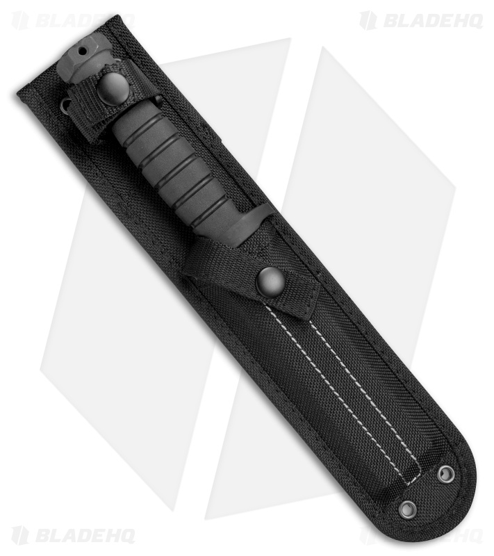 Ontario SPEC PLUS SP24 USN-1 Survival Knife w/ Nylon Sheath (5" Black ...