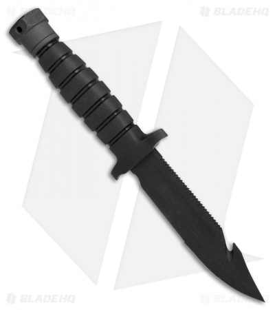 Ontario SPEC PLUS SP24 USN-1 Survival Knife w/ Nylon Sheath (5" Black ...