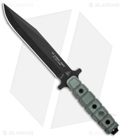 TOPS Knives US Combat Knife (7.5" Black ) US-01 - Blade HQ