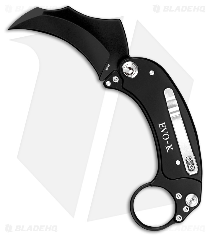 Exoskeleton Knives EVO-K | Black Aluminum | Black
