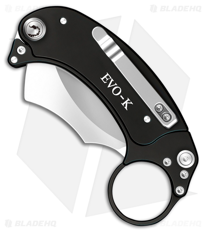 Exoskeleton Knives EVO-K | Black Aluminum | Satin