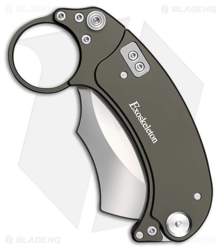 Exoskeleton Knives EVO-K | Gray Aluminum | Satin