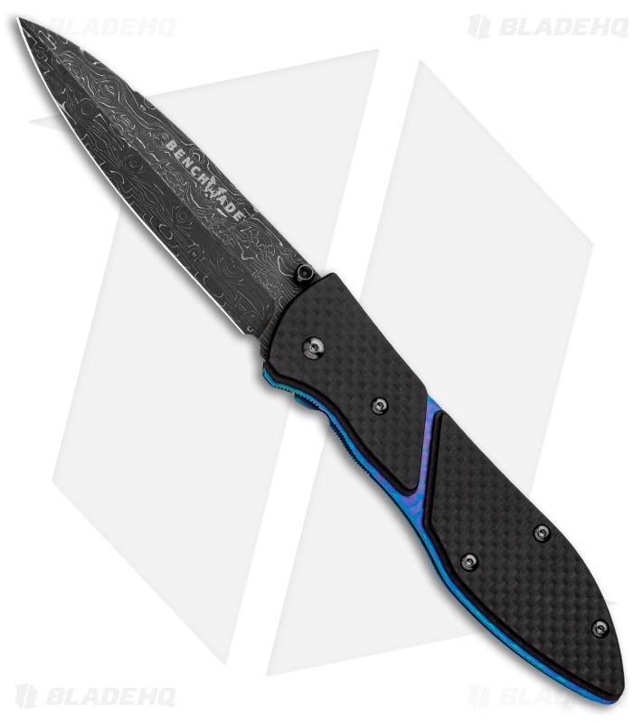 Benchmade Gold Class Sentinal LLK Liner Lock Knife (3.75" Damascus) 875 ...