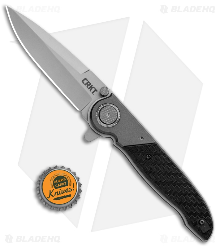 CRKT M40-03 Deadbolt Lock Knife Aluminum/GFN (3" Bead Blast) - Blade HQ