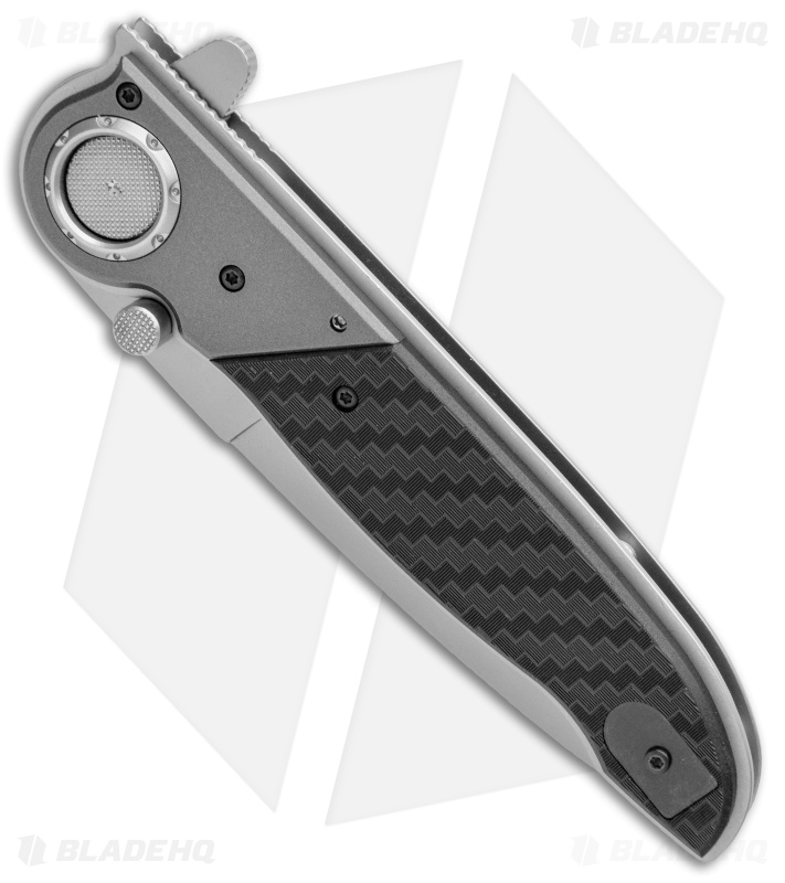 CRKT M40-15 Deadbolt Lock Knife GRN/Aluminum (4" Bead Blast) - Blade HQ
