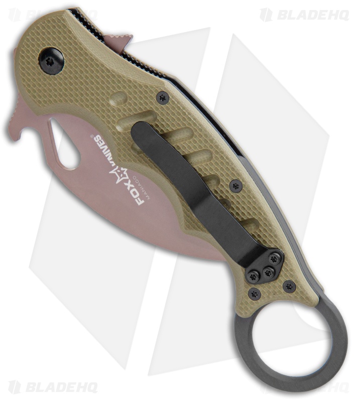 Fox Knives Karambit Folder Knife | Desert Warrior - Blade HQ