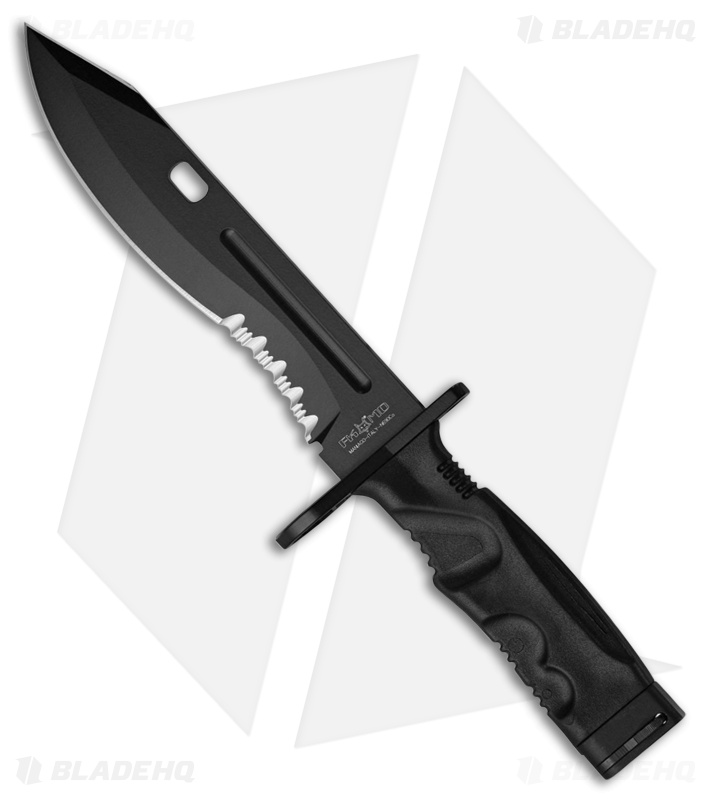 Fox Knives Spartan 2 Leonida Bayonet Fixed Blade Knife (7.25" Black) FX ...
