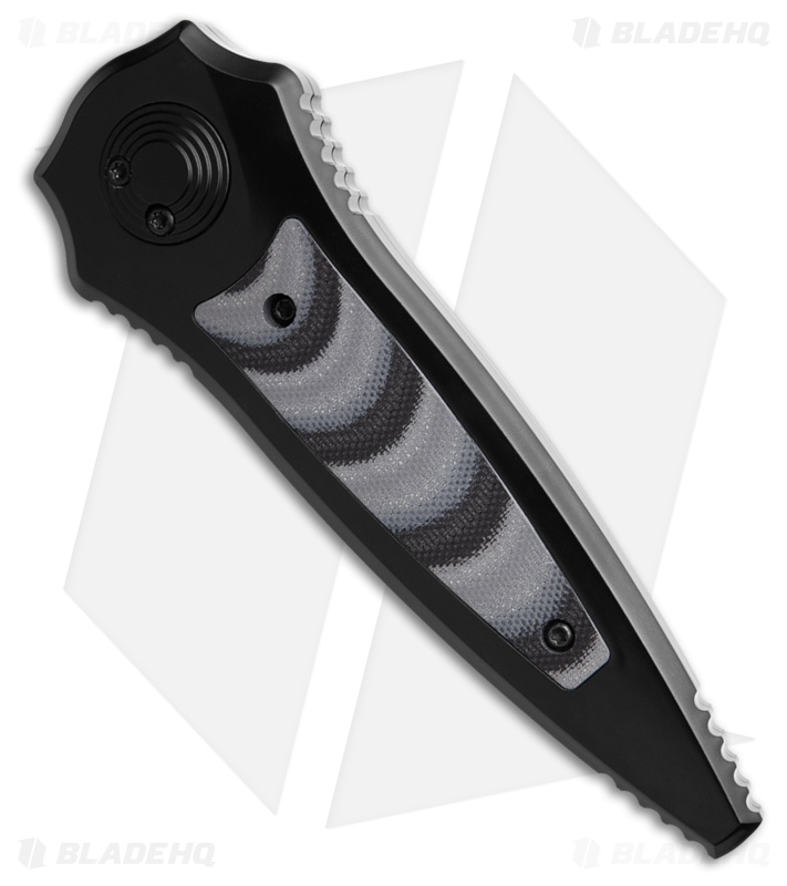 Paragon Warlock Folding Knife G-10 Frost Inserts Satin