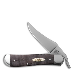 Case Russlock Gray Wood Clip Point Polish Stainless Steel