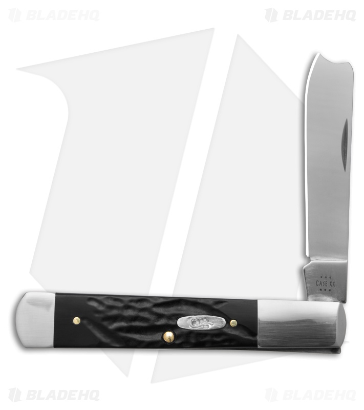 Case Knives Razor Knife Jigged Rough Black Synthetic Polish