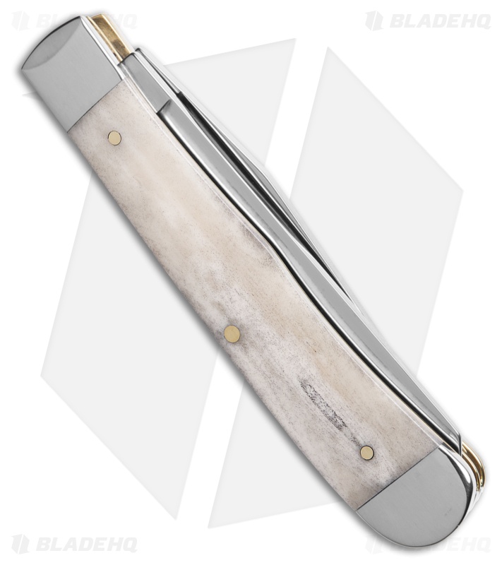 Case Pocket Knife Natural Bone Trapper Hunter Bird 6254 SS