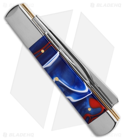 Case Razor Knife Patriotic Kirinite Polished Surgical Steel