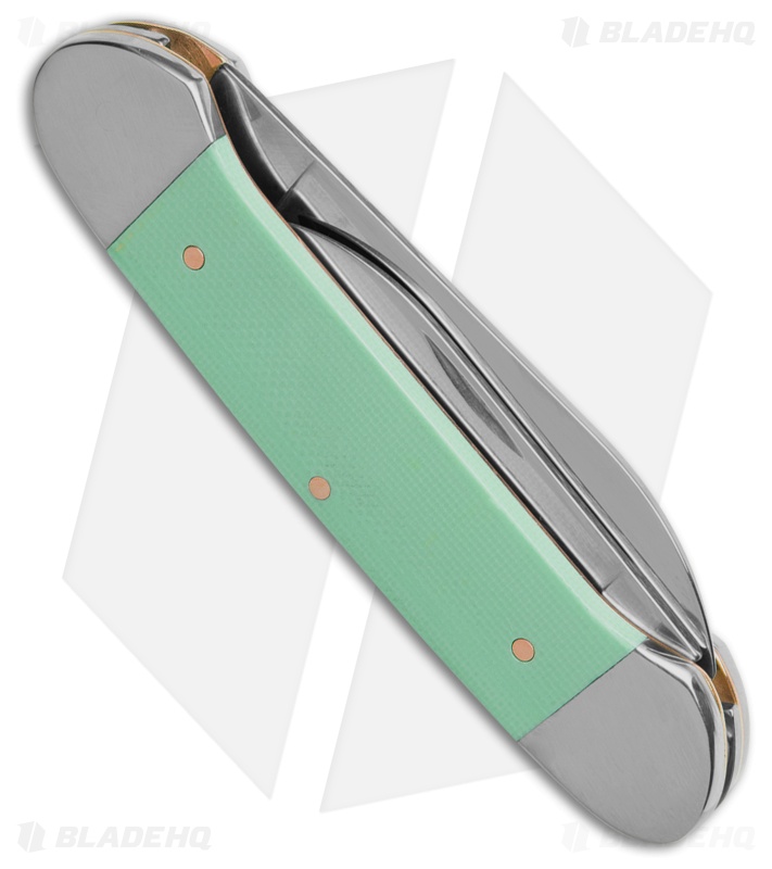 Case Knives Canoe Knife Seafoam Green Smooth G-10